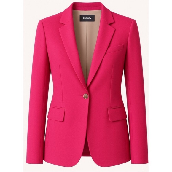 Theory | Jackets & Coats | Theory Staple Blazer B Deep Rose Admiral ...